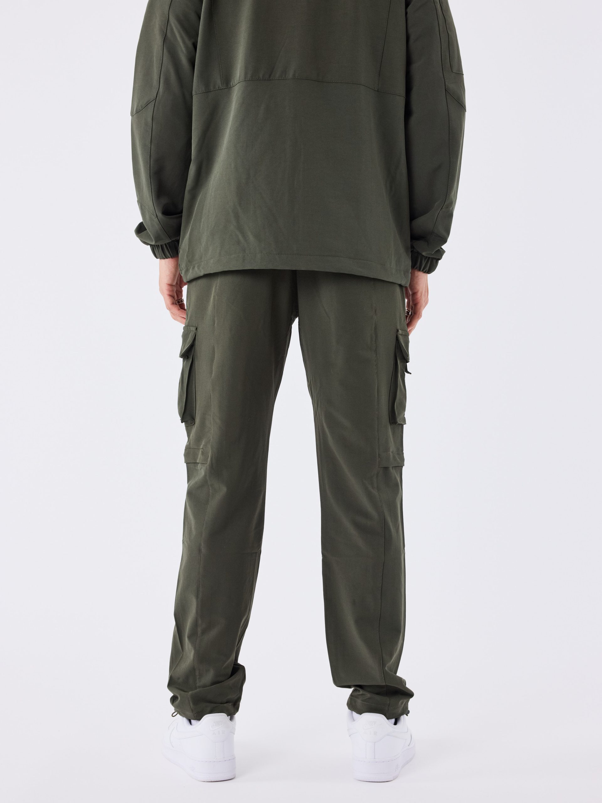 Technical Cargo Pants - Dark Olive - Streetwear