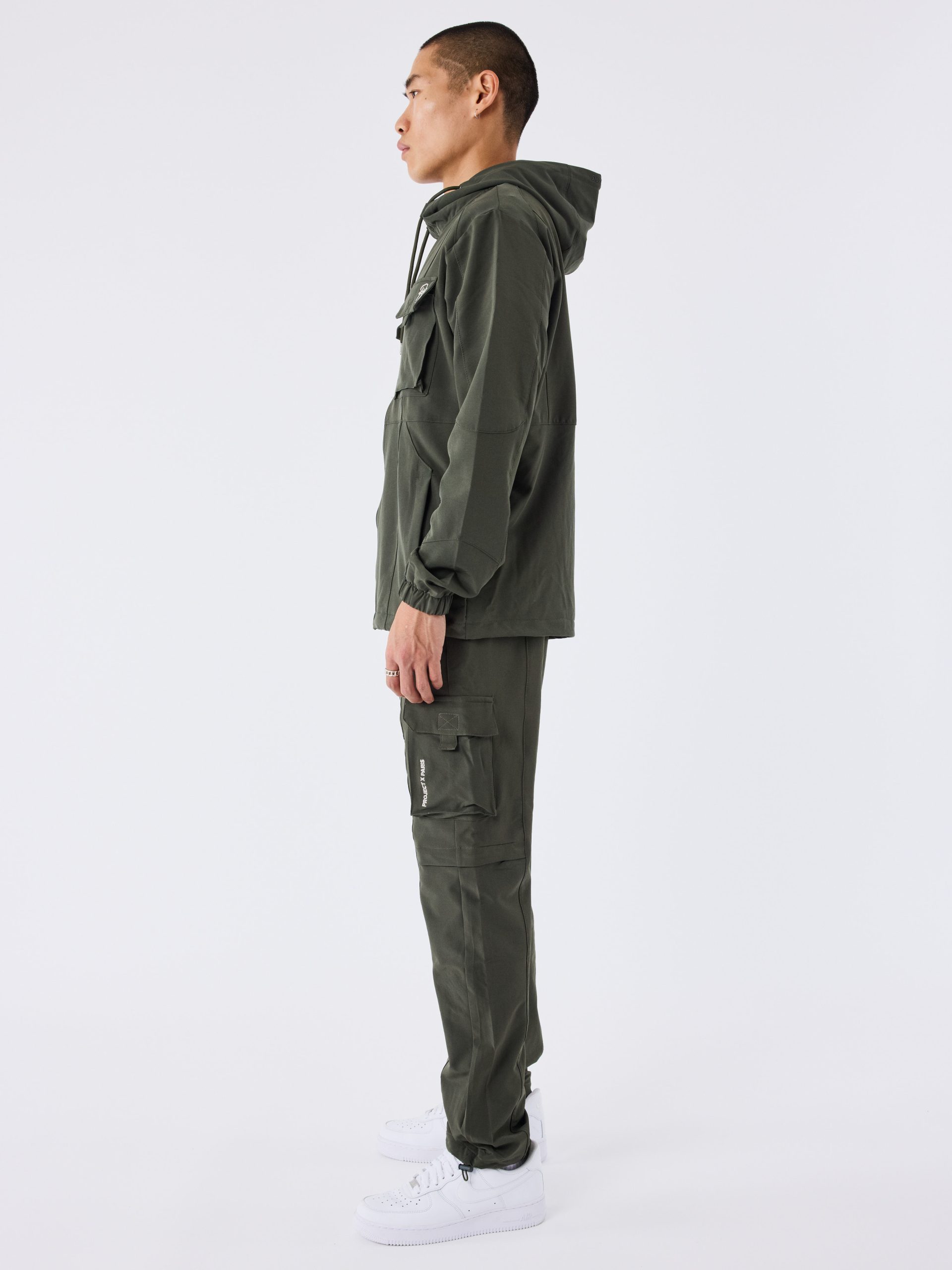 Technical Cargo Pants - Dark Olive - Streetwear
